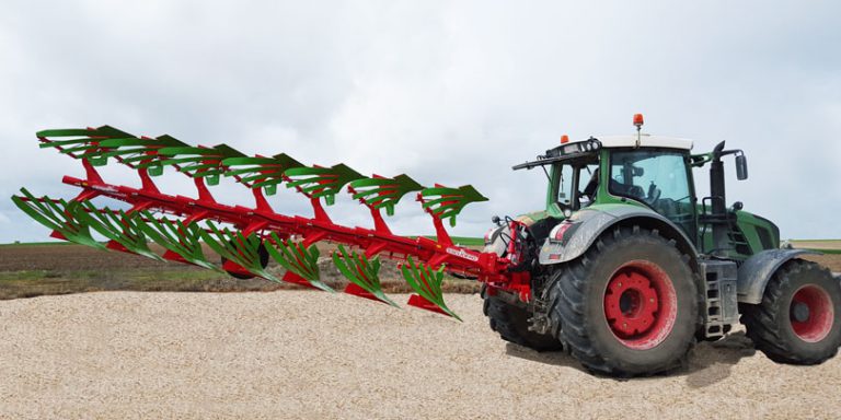 Reversible mouldboard plough with hydro pneumatic RHP - Escudero
